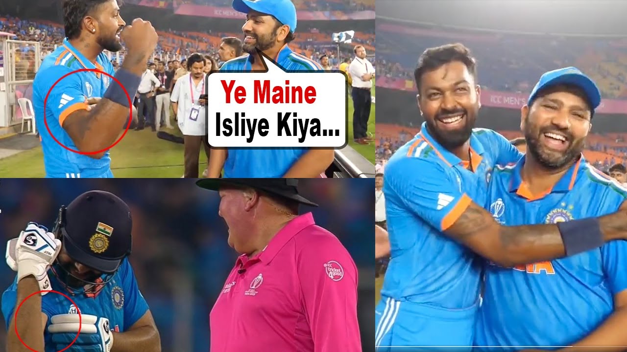 Rohit Sharma told story of showing Biceps to Umpire during Interview after Match | IND vs PAK ...