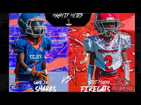 Cape Jr Sharks Vs Fort Myers FireCats | Mighty Mites 2020 - YouTube