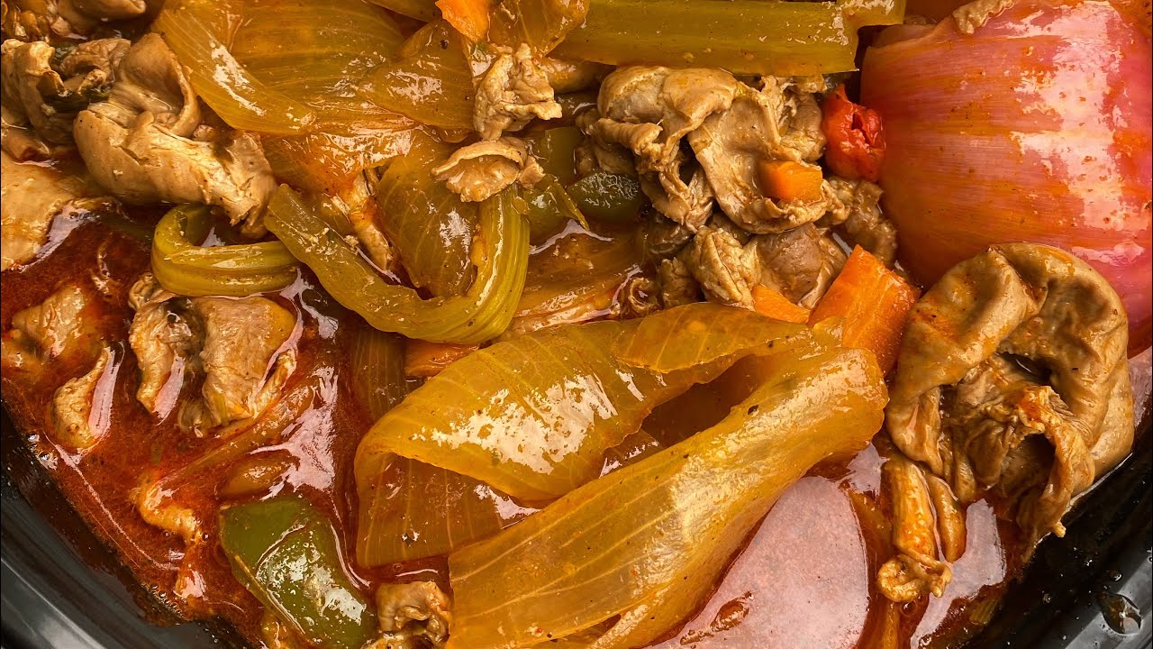 Get a Bowl Of Alabama Red Sauce Gourmet Chitterings Chef Ricardo Adams ...