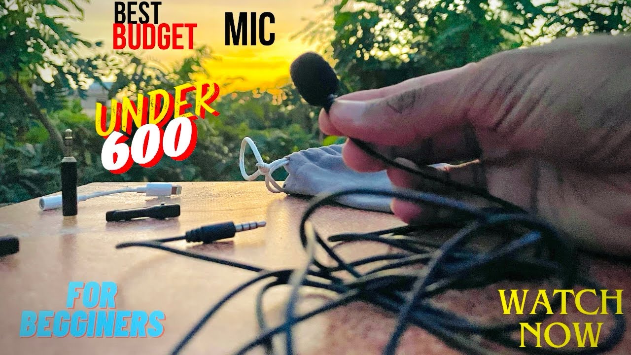 Best budget mic for beginners |Under 600 | Jaipur Vlog - YouTube