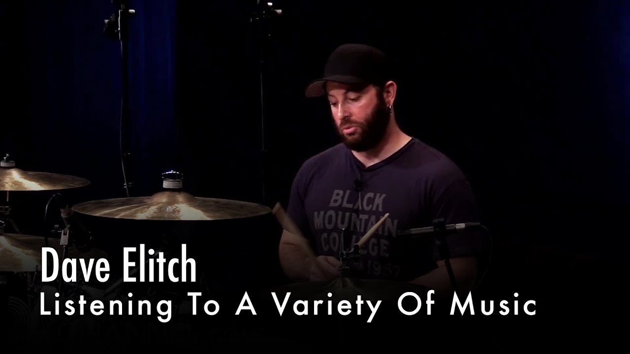 Dave Elitch on listening to a wide variety of music - YouTube