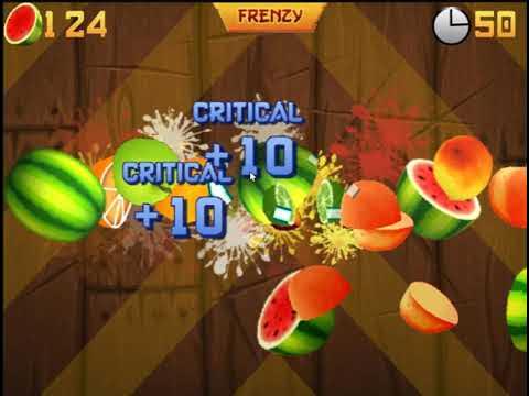 Fruit Ninja Scratch Edition Peachy Time Test - YouTube