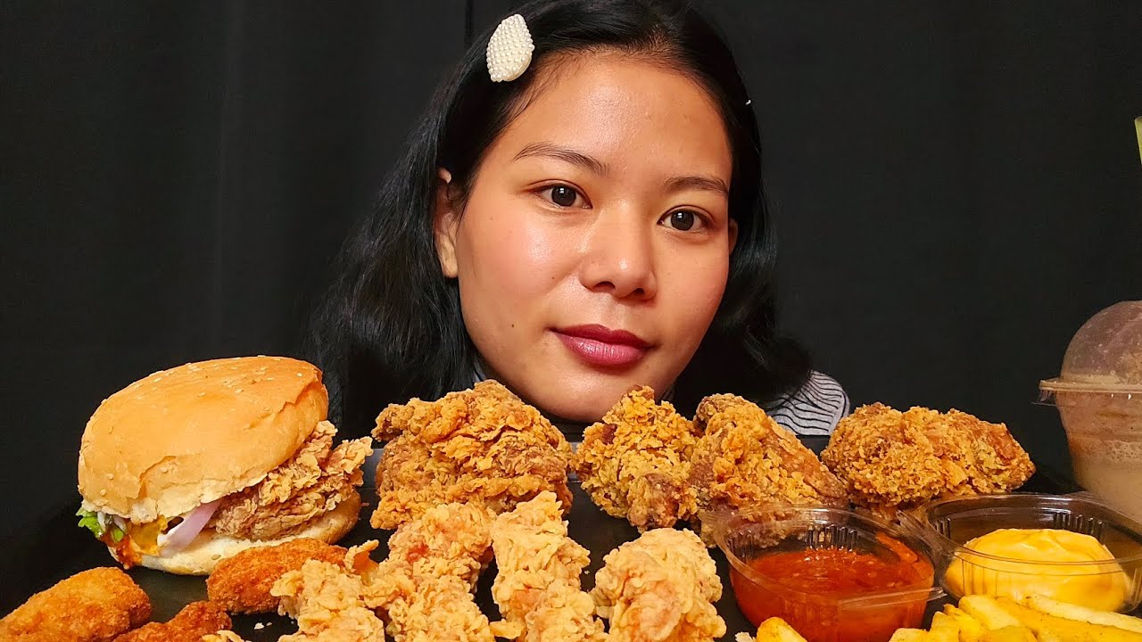 CFC, chicken burger french fries, chicken boneless&cold coffee 😊😊 - YouTube