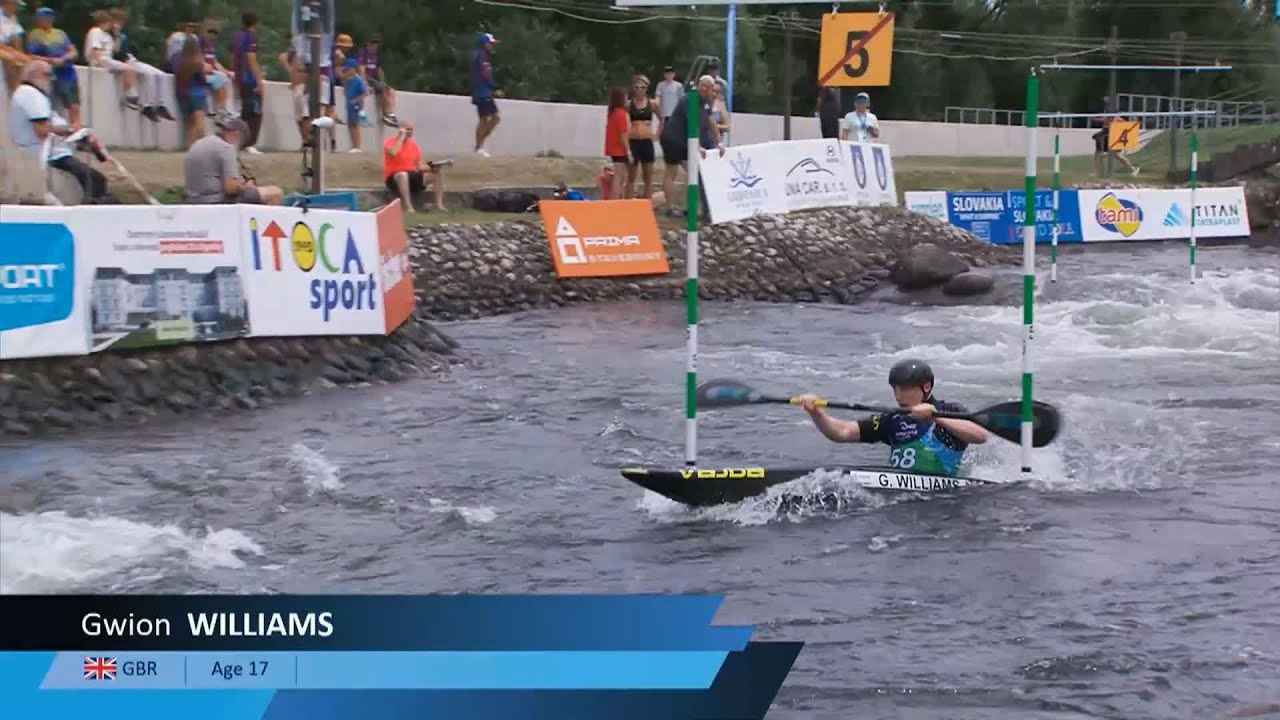 Gwion Williams, GBR / U23 Semi-Final 2024 ICF Canoe-Kayak Slalom Junior ...