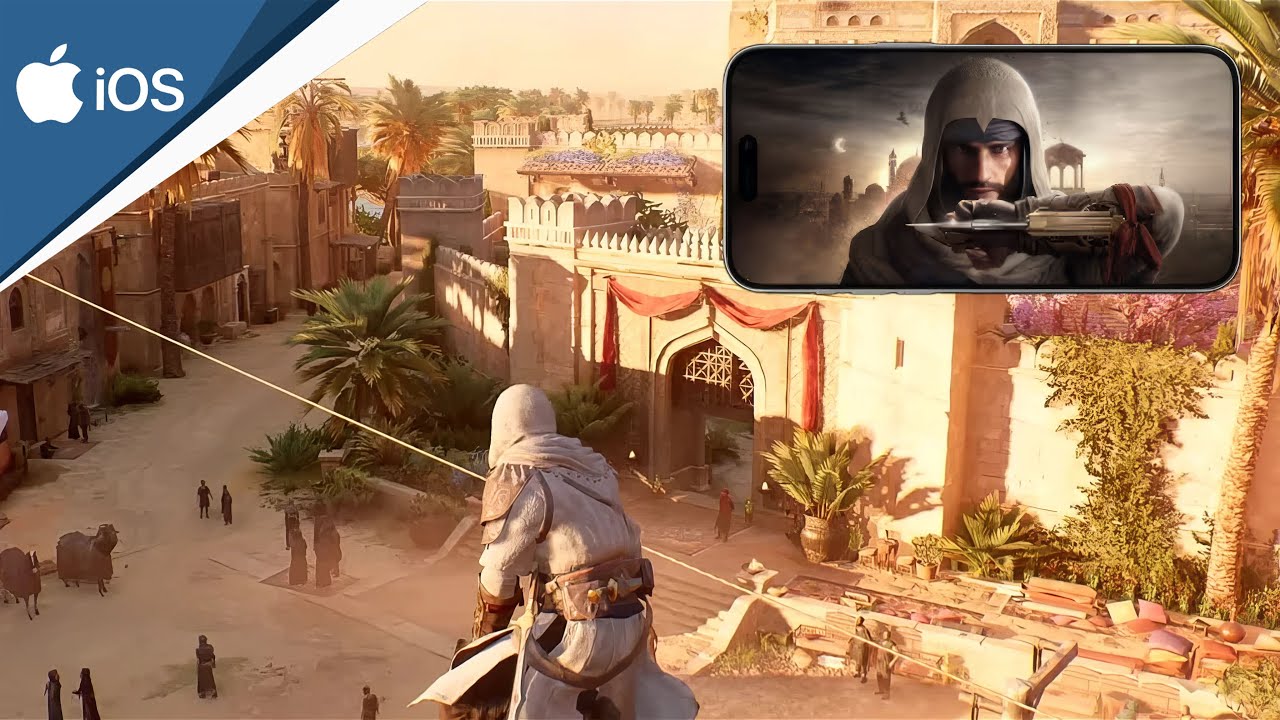 AC Mirage MOBILE | iPhone 15 Pro Max Gameplay with Gamepad - YouTube