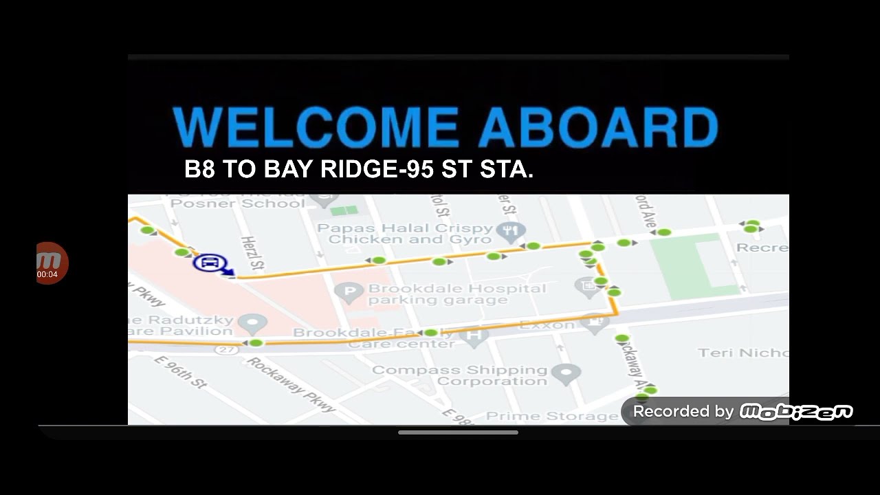B8 Bus Announcements to Bay Ridge-95 St Station - YouTube