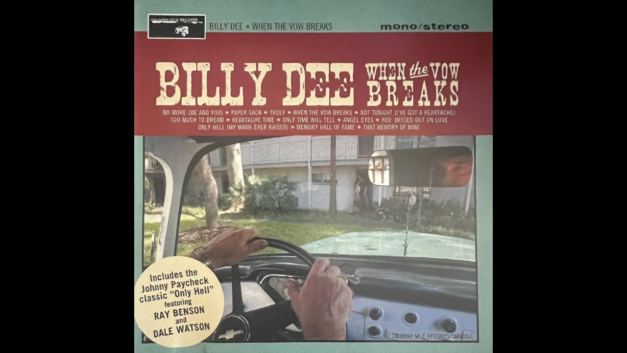 When the Vow Breaks album by Billy Dee - YouTube