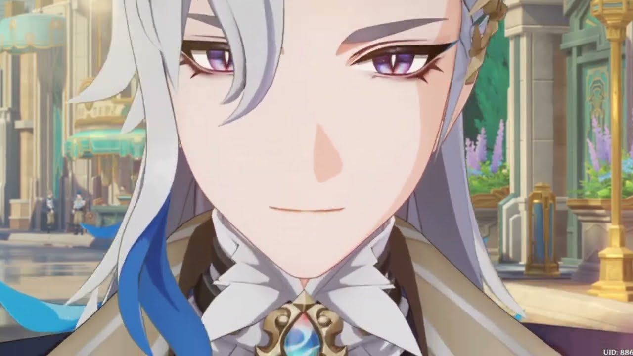Meonsieur Neuvillette Emotional Scenes Genshin impact - YouTube