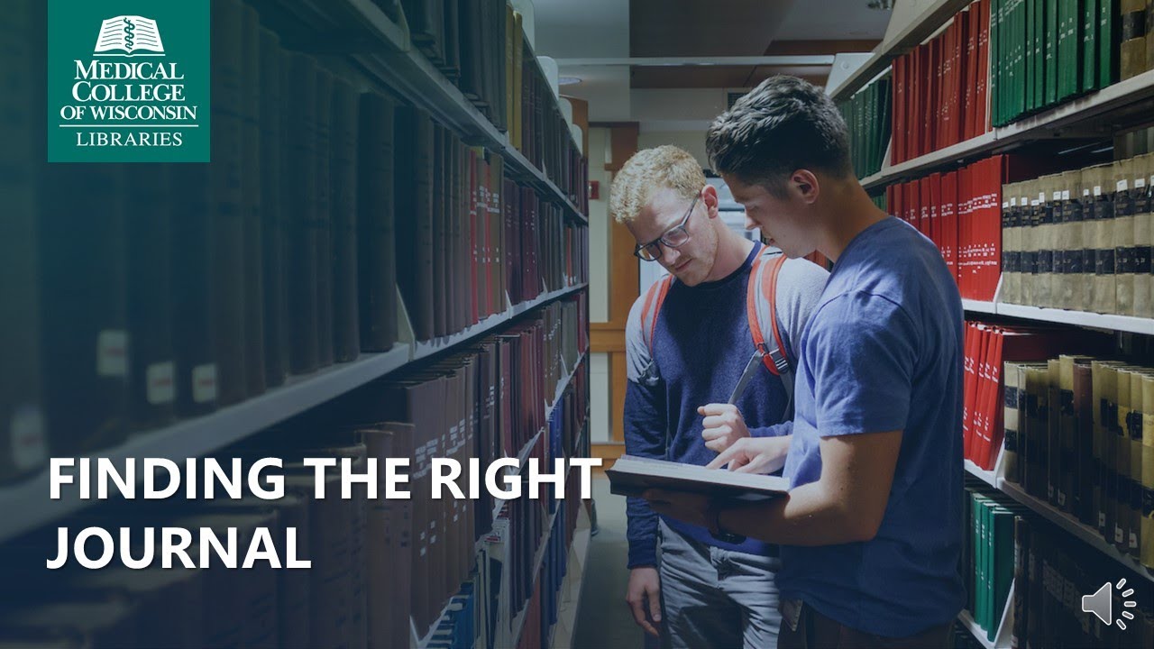 Finding the Right Journal - YouTube