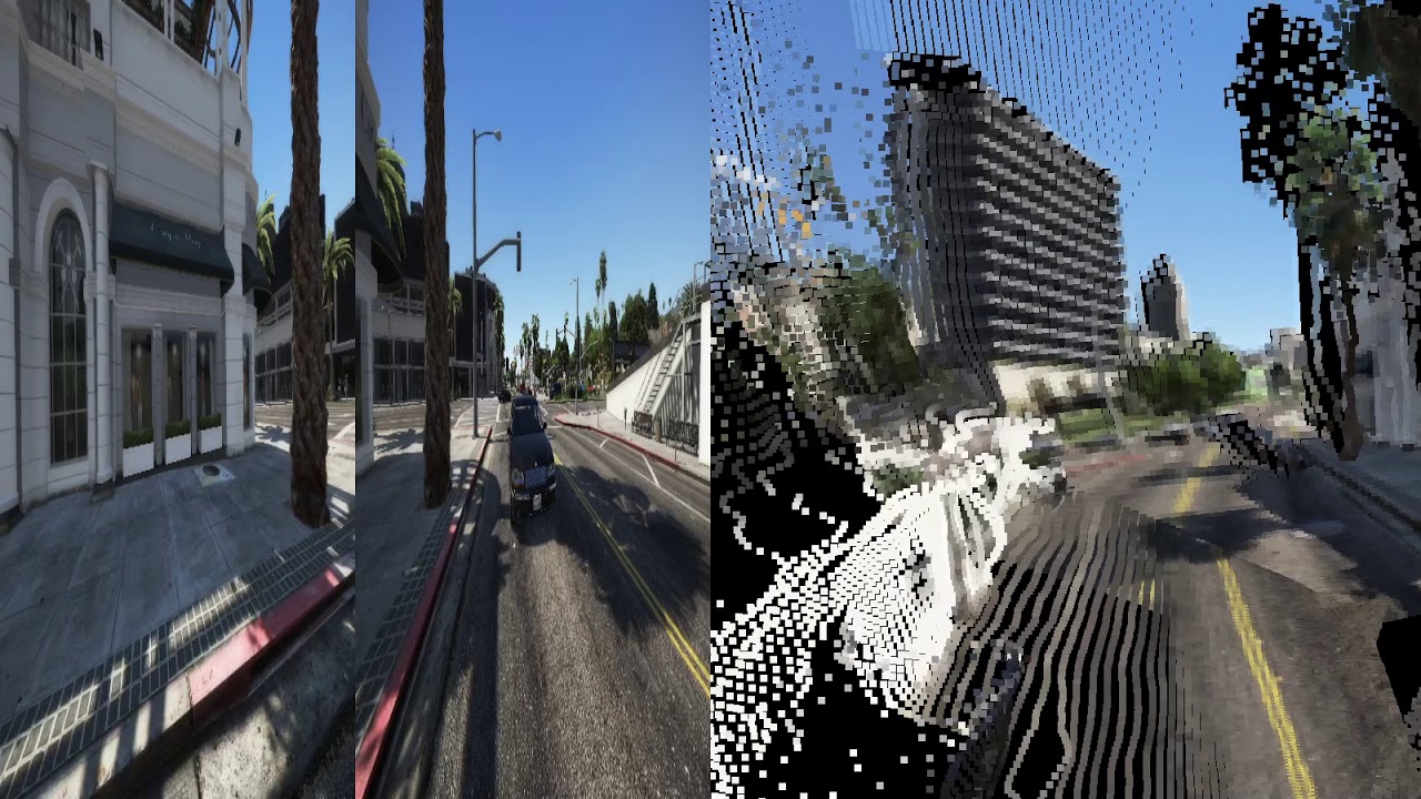 GTA V depth prediciton in python v1 (3) - YouTube
