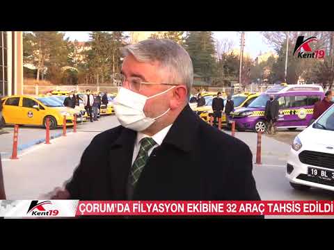 ÇORUM'DA FİLYASYON EKİBİNE 32 ARAÇ TAHSİS EDİLDİ
