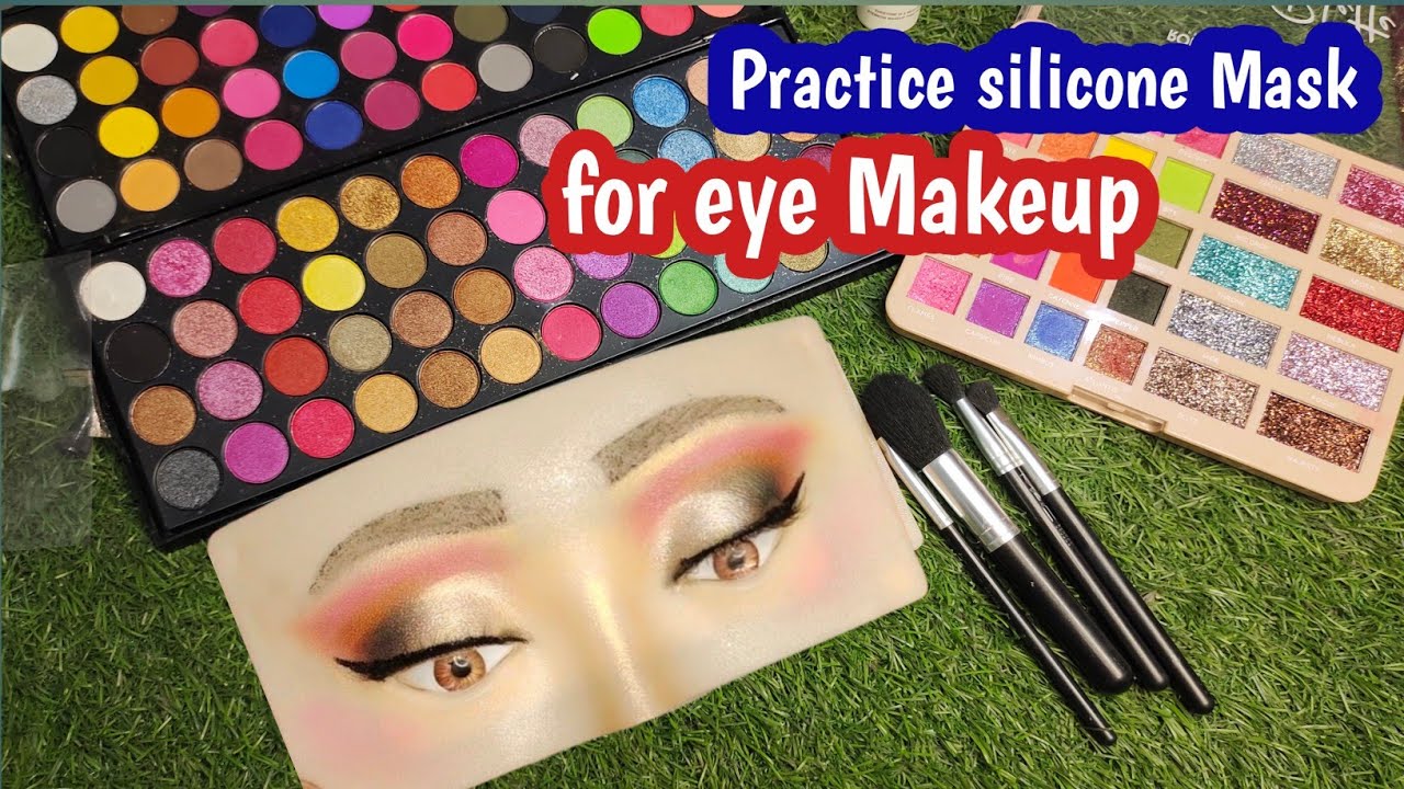 Eye Makeup Dummy Practice Board //Soft Pink Look | Engagement Makeup ...