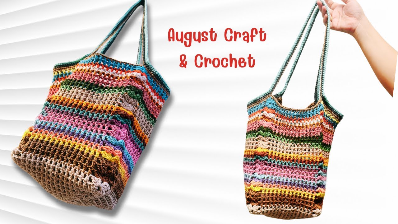 Amazing! Simple patterns from scraps of yarn to beautiful bags. How to ...