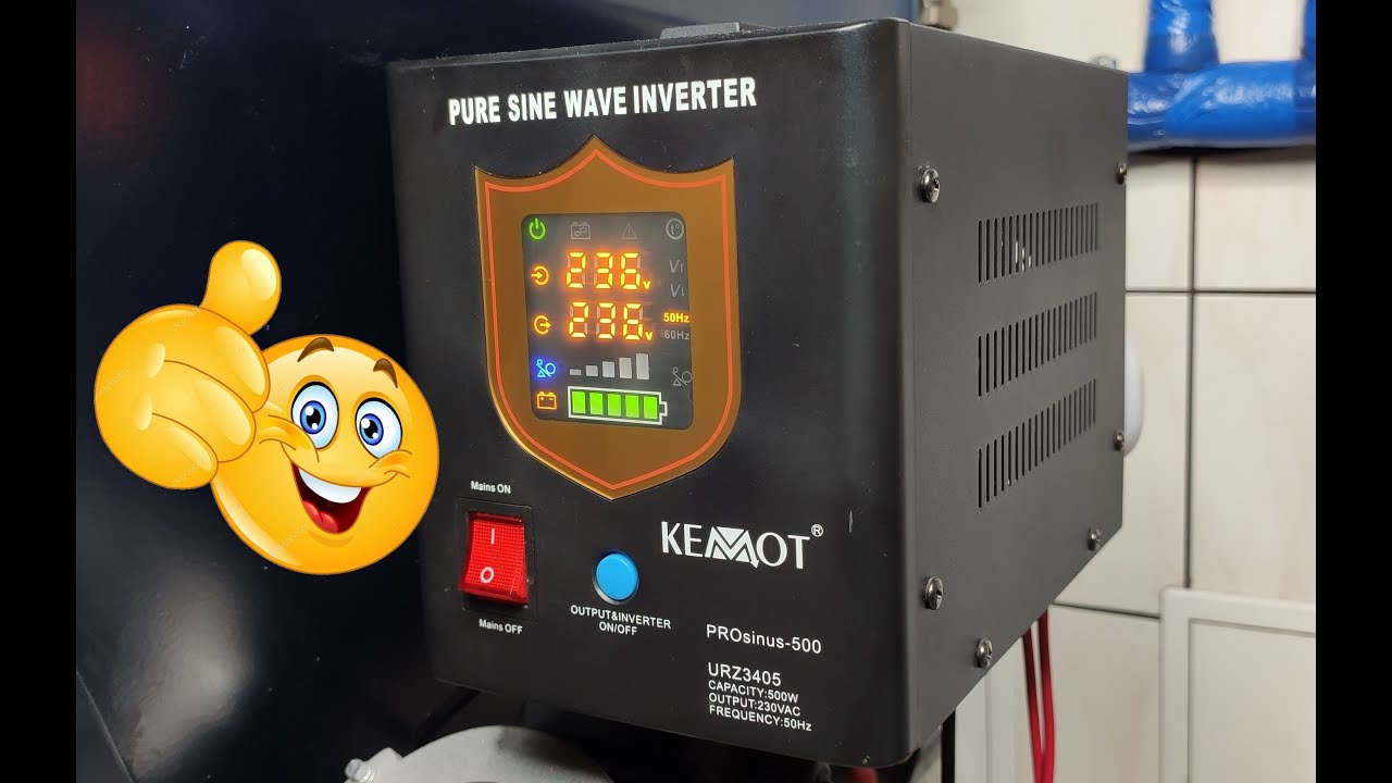 Awaryjne zasilanie kotłowni UPS - Przetwornica 12/230V Kemot PROsinus ...