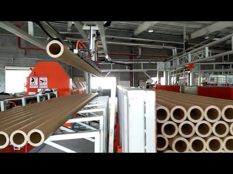 Paper Tube mechanical arm, carry paper cores automatically - YouTube