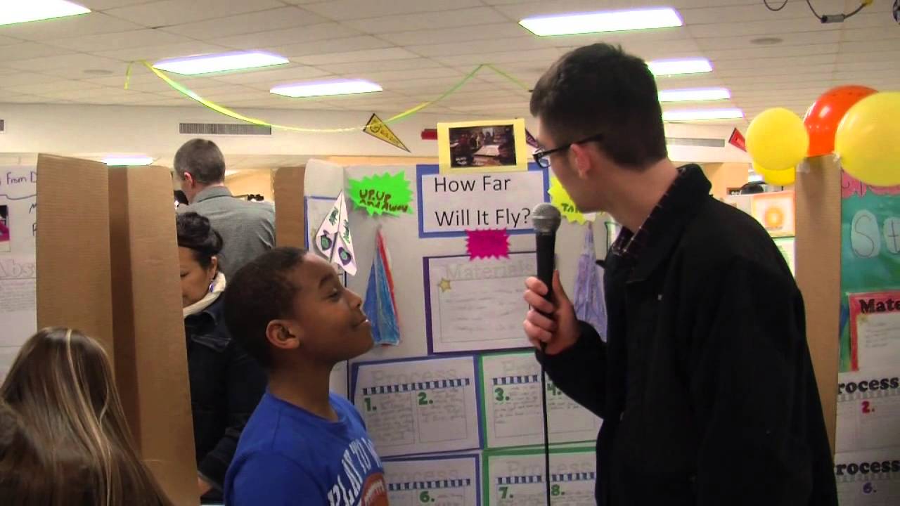 NASD Middle School Science Fair on The Eagle's Eye - YouTube