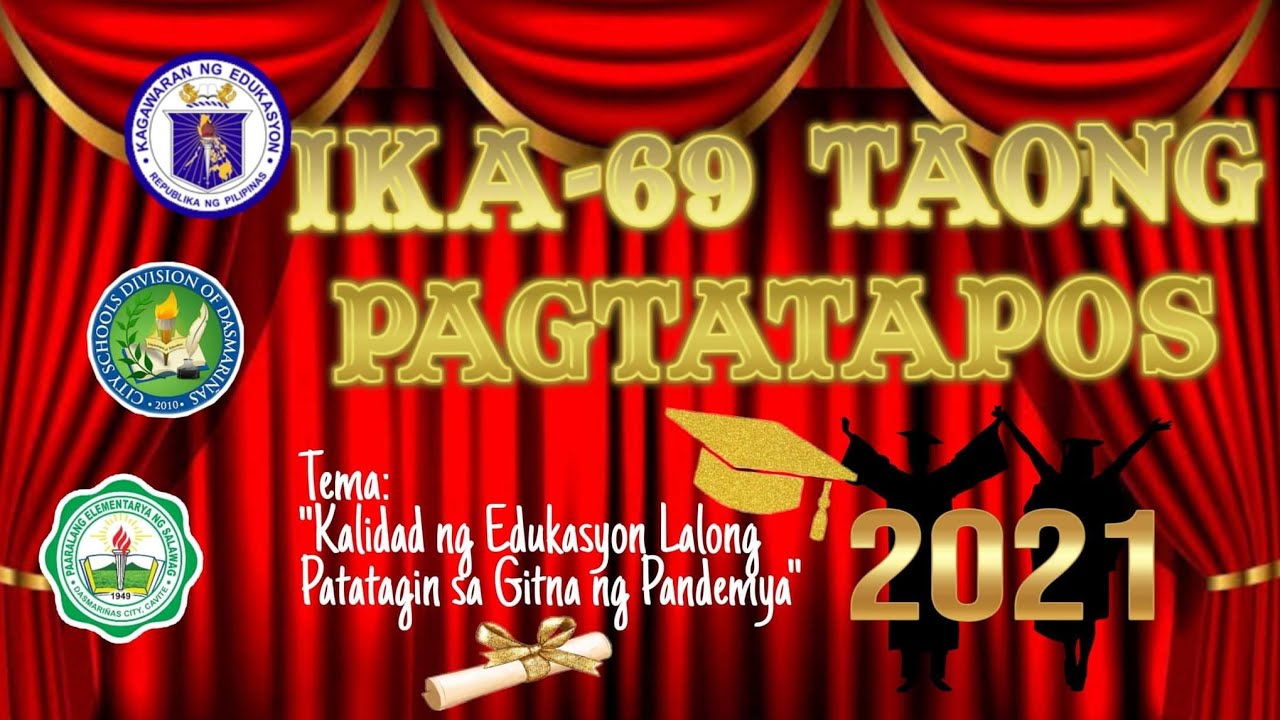 Salawag Elementary School Virtual Graduation 2021 - YouTube