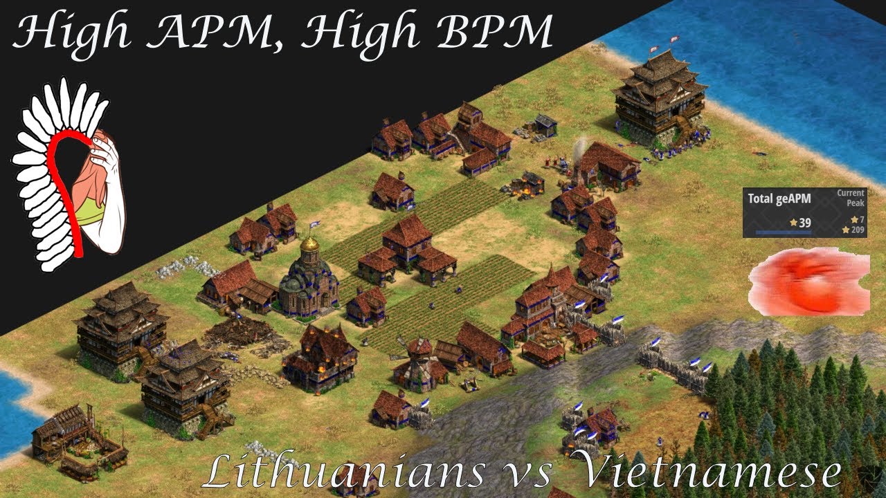 High APM, High BPM | Lithuanians vs Vietnamese | No Commentary - YouTube