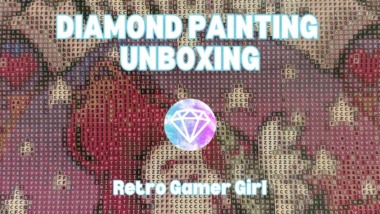 Gorgeous Art Nouveau Style Gamer Girl!! | Diamond Painting Unboxing ...