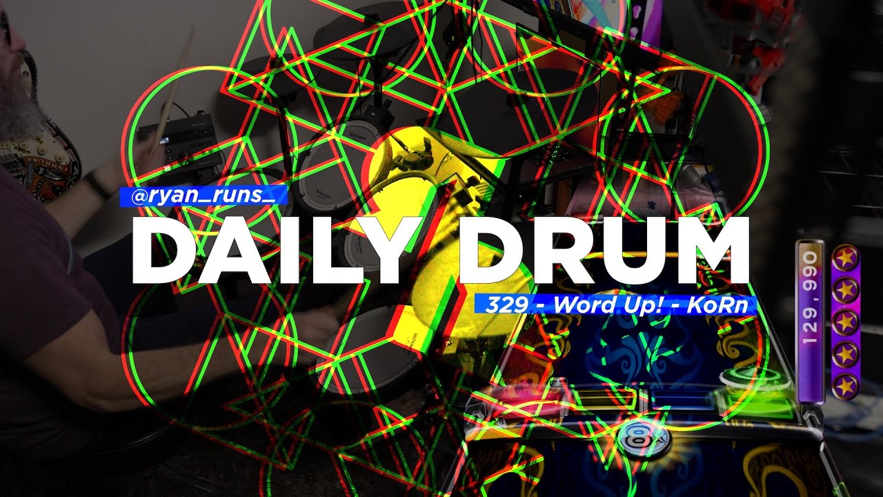Daily Drum #329 - Word Up! - KoRn - YouTube