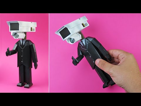How to make Cameraman , Skibidi Toilet Paper Crafts - YouTube