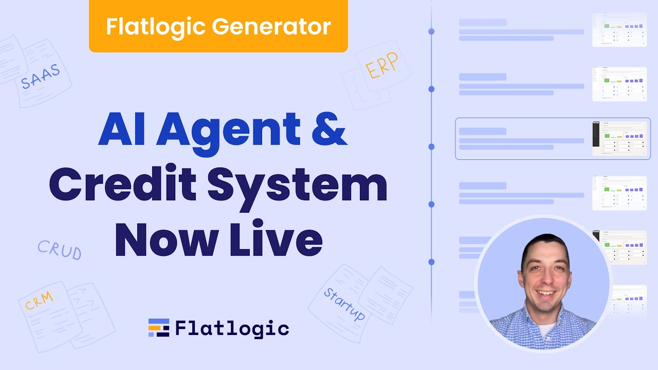 Flatlogic AI Software Engineer (Agent) - Platform Introduction - YouTube