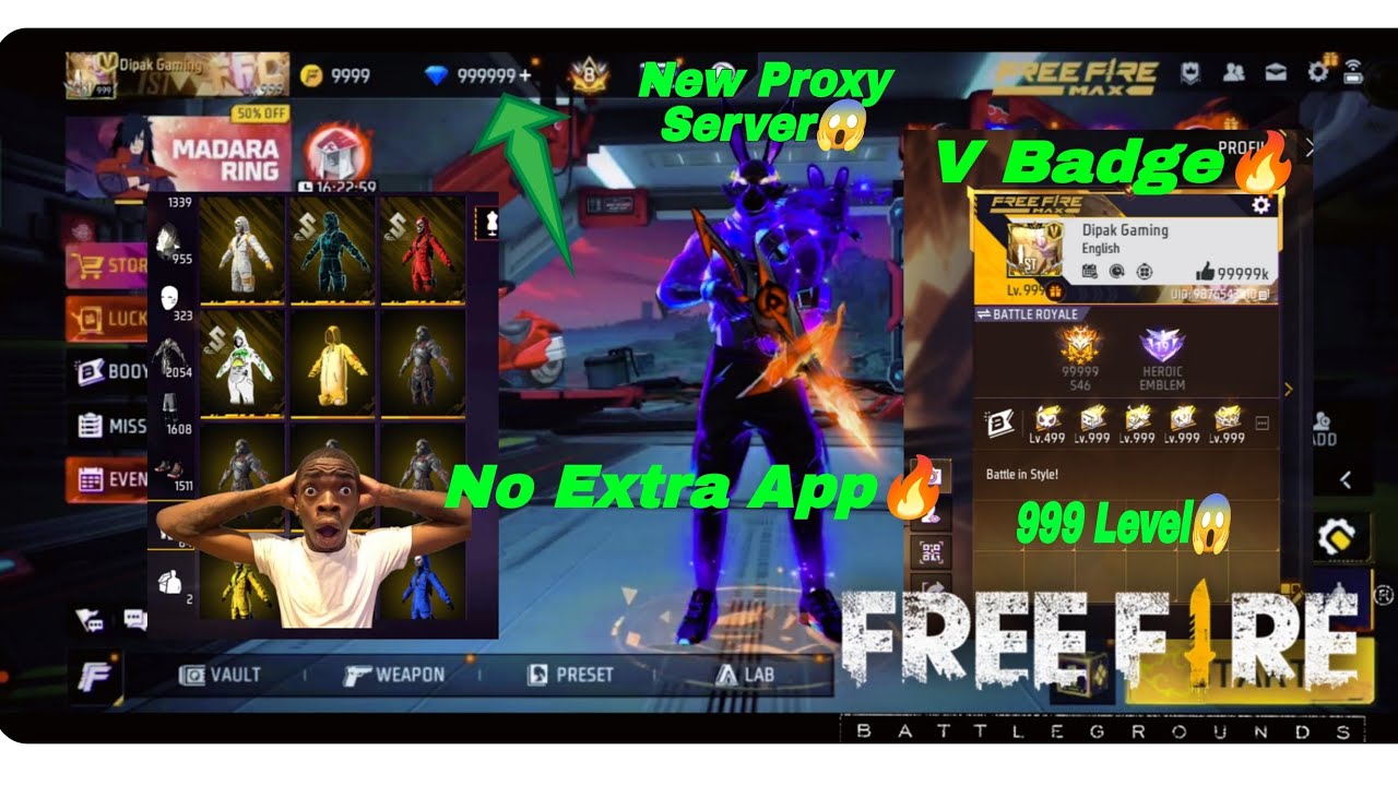 FREE FIRE Proxy Server🤯 How To Download Free Fire Proxy Server ANDROID ...