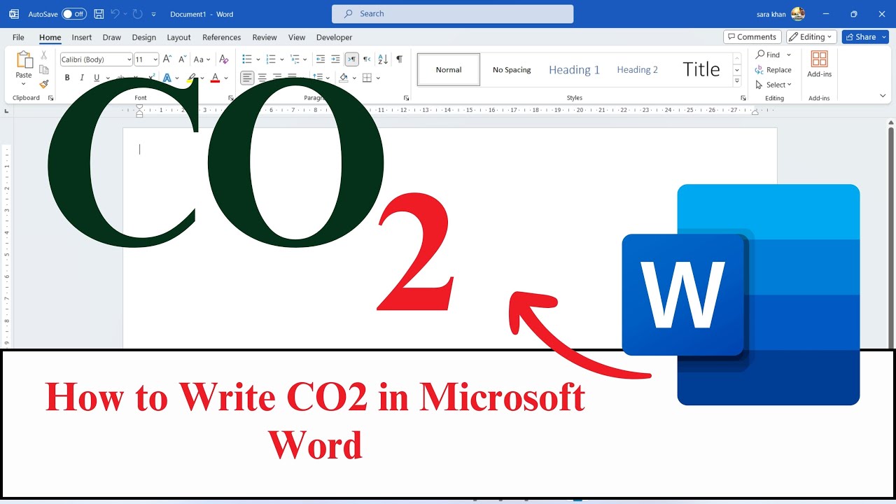 How To Write CO2 In Microsoft Word Type CO2 YouTube How To Write CO2 In Microsoft Word Type CO2 YouTube
