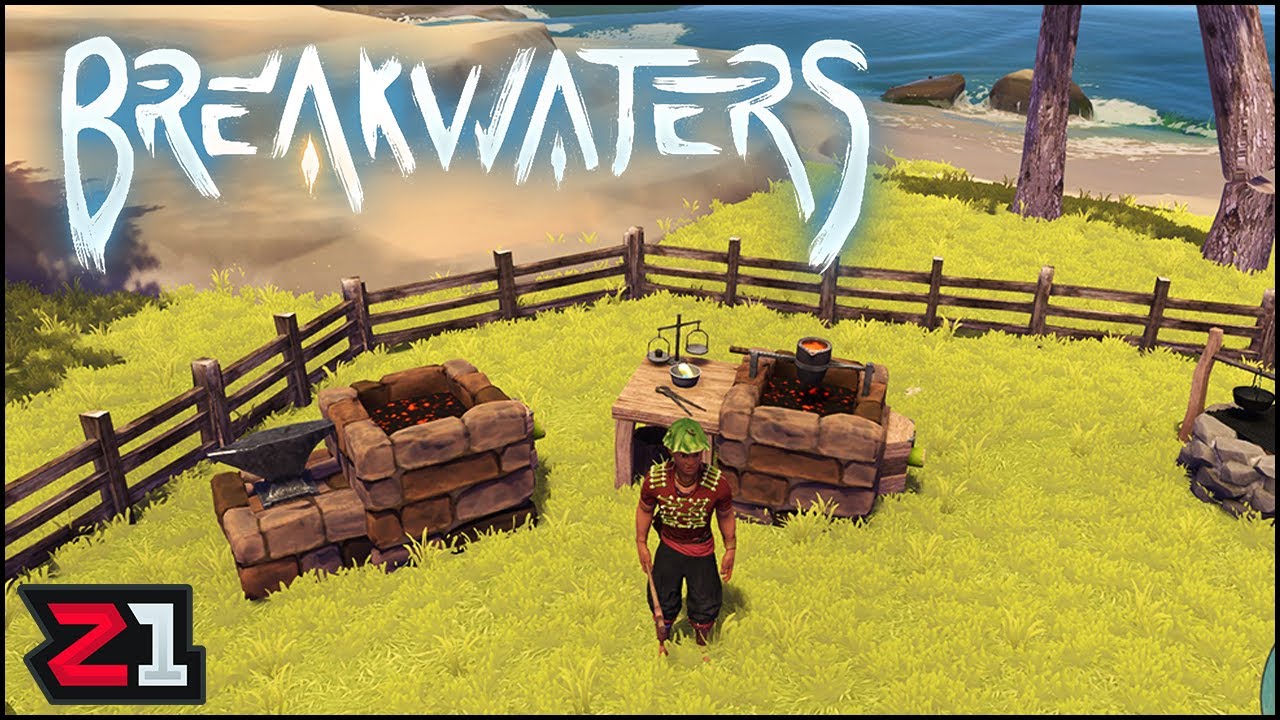 Village Exploration and Building The FORGE! Breakwaters [E5] | Z1 ...