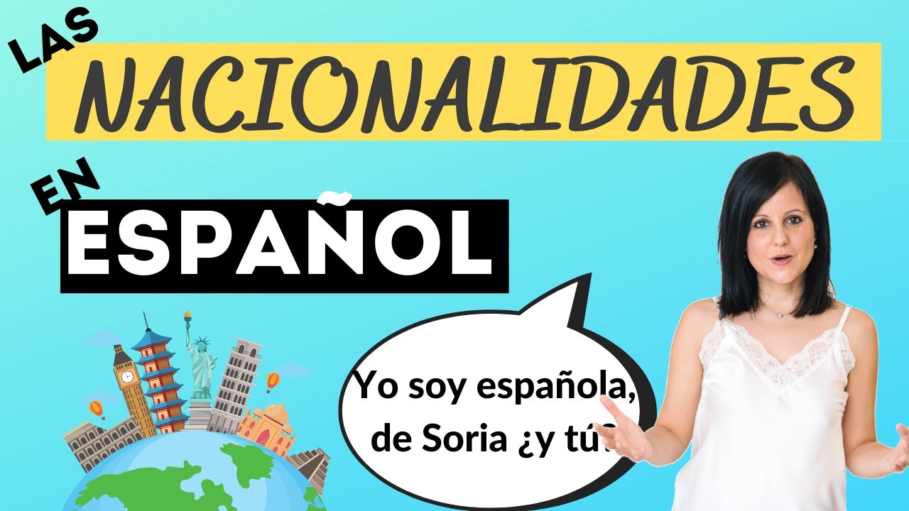 Verbo ser y las nacionalidades | Verb to be and nationalities - YouTube