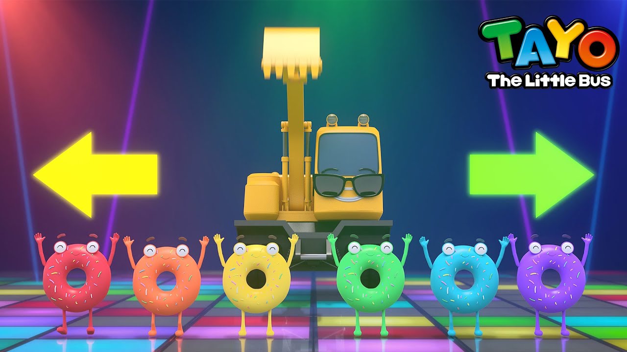 Strong Heavy Vehicles Left & Right Song | Learn Directions | Poco Color ...