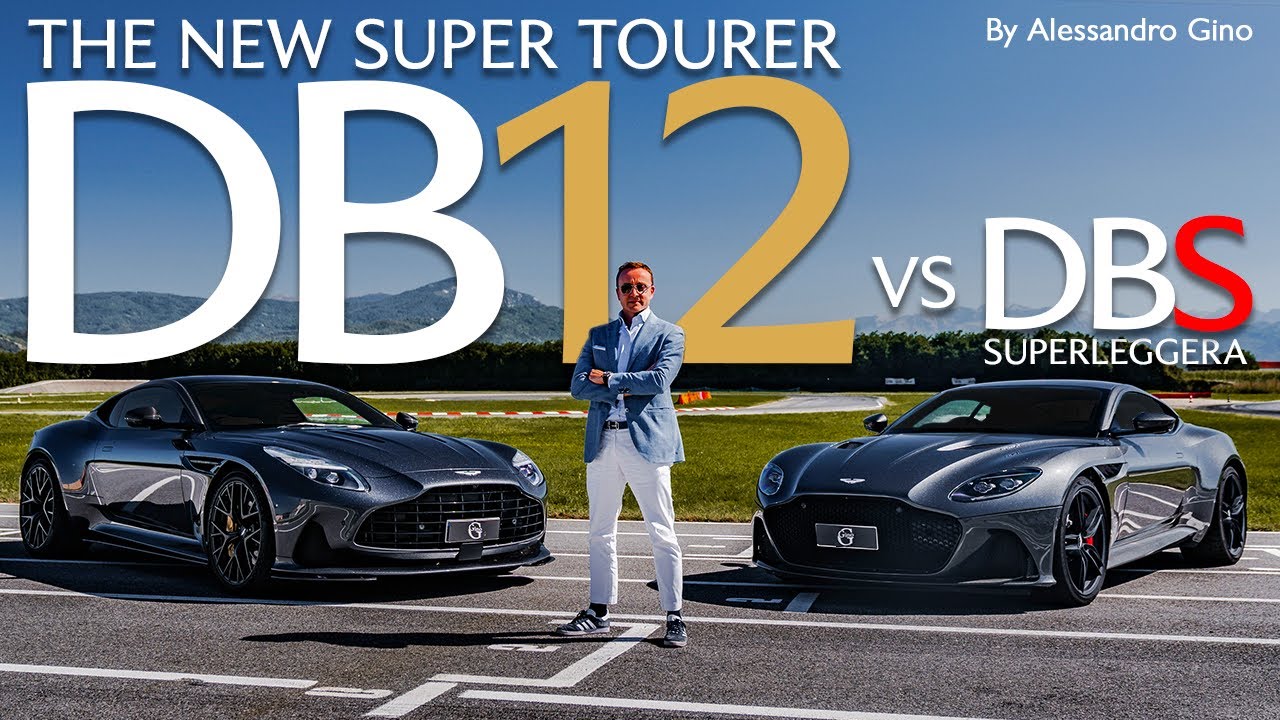 Aston Martin Face-Off: DB12 vs DBS - Track and Road Test - YouTube