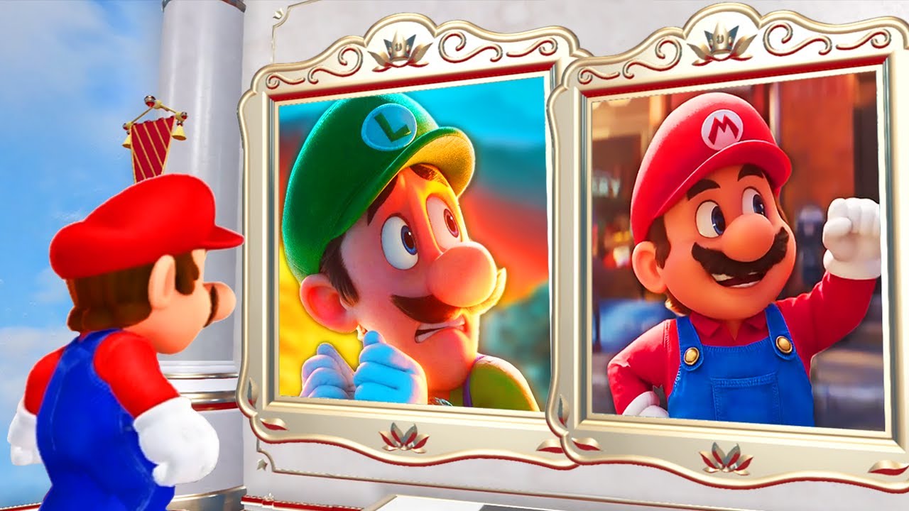 What happens when Mario enters the Movie Mario & Luigi Paintings in ...