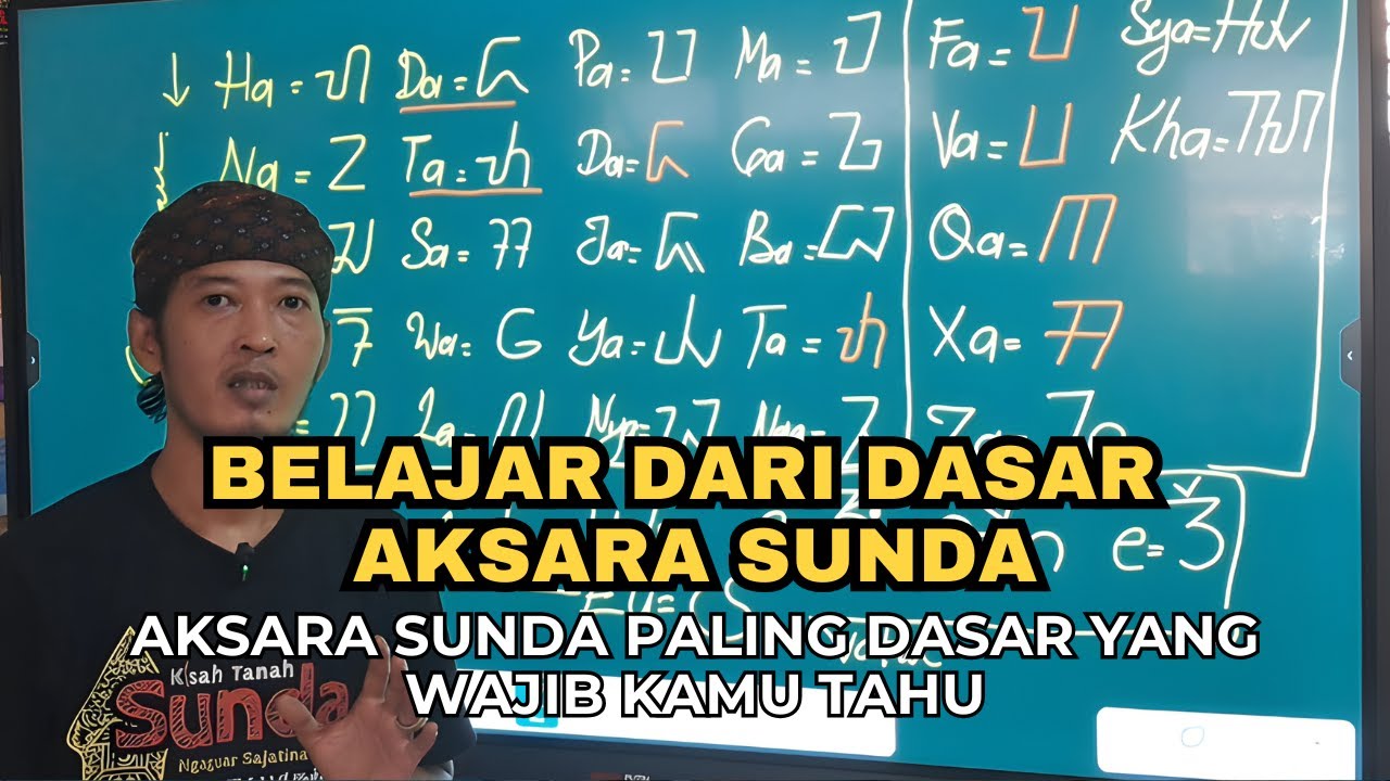 BELAJAR AKSARA SUNDA: RARANGKEN (TANDA VOKAL) DAN ANGKA | BAGIAN 3 ...