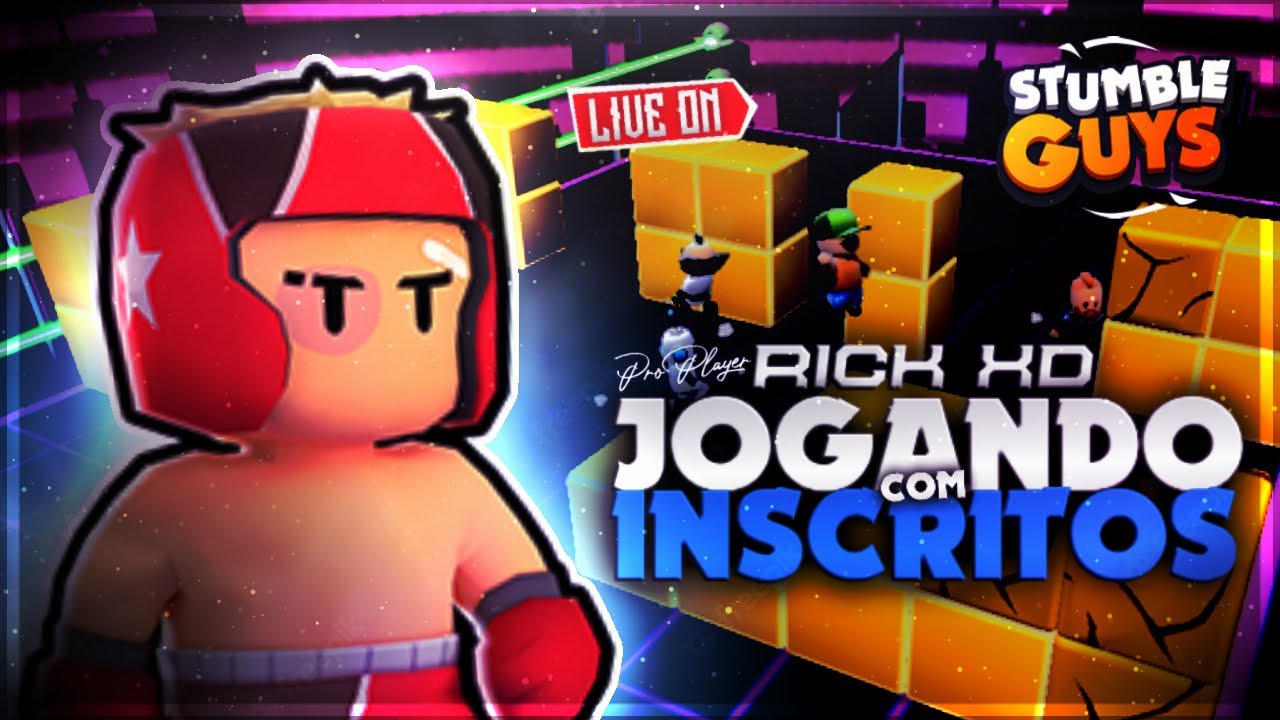 💥 3V3 DO CHAVES E 1V1 DO BABY YODA 😱 !!⚫ LIVE STUMBLE GUYS AO VIVO ...