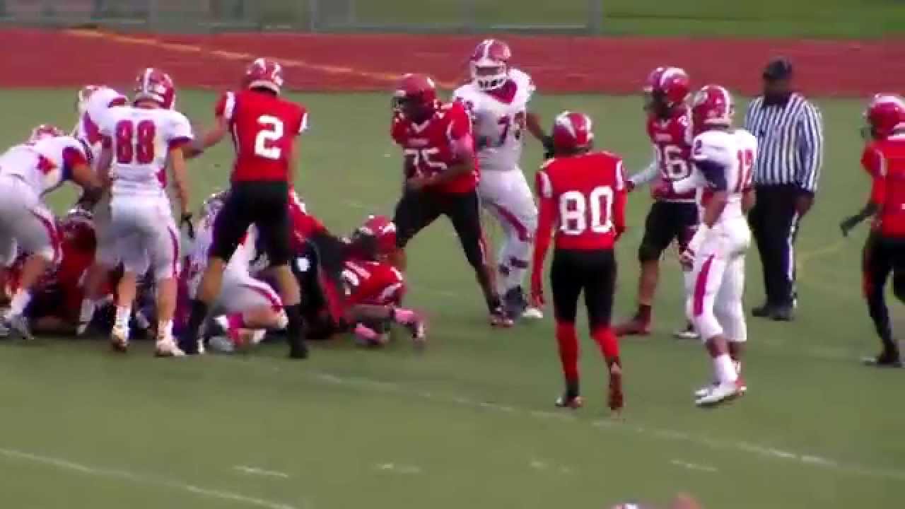 Westland Glenn QB Brendan Wetmore picks up 1st down on sneak - YouTube