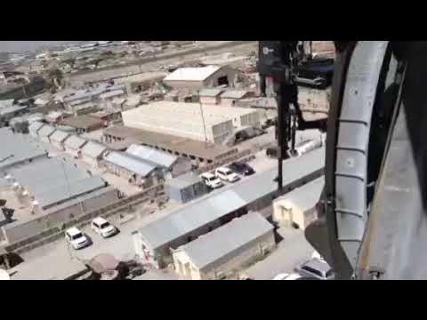Blackhawk ride from Camp Phoenix to Kabul Airport! - YouTube
