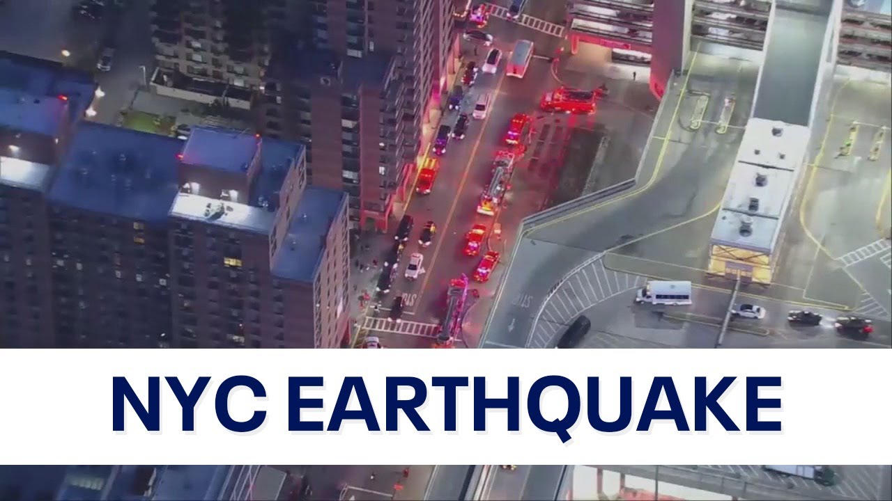 Rare earthquake rattles New York City - YouTube