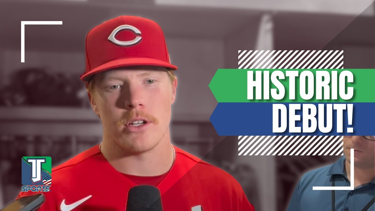 Andrew Abbott TALKS about his HISTORIC MLB DEBUT with the Cincinnati ...