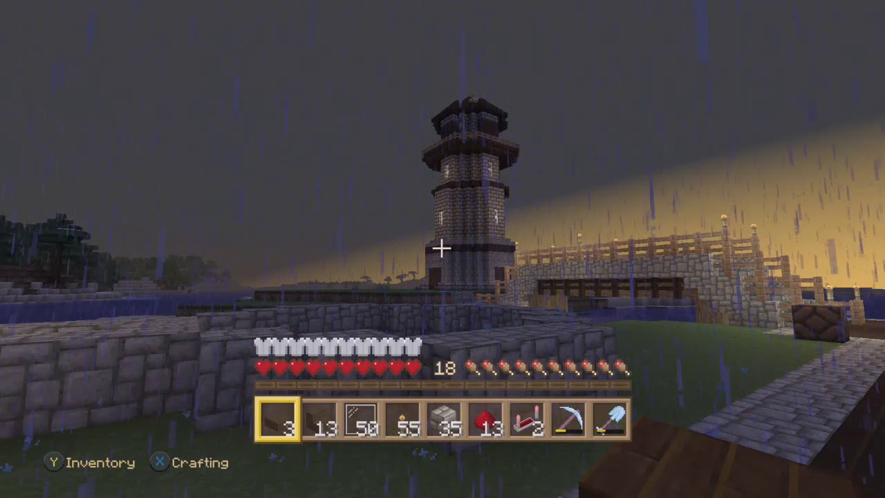 Working lighthouse with daylight sensor Minecraft - YouTube