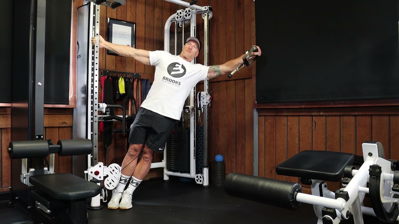 Lateral Raise - Standing - Lean Away - Cable - One Arm - YouTube