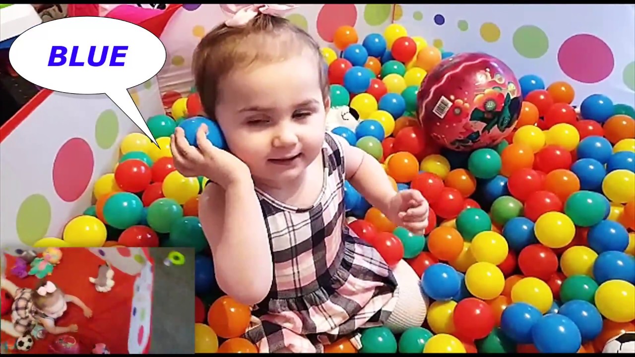 Learn Colors with Fun Balls for children and babys mami finger song ...