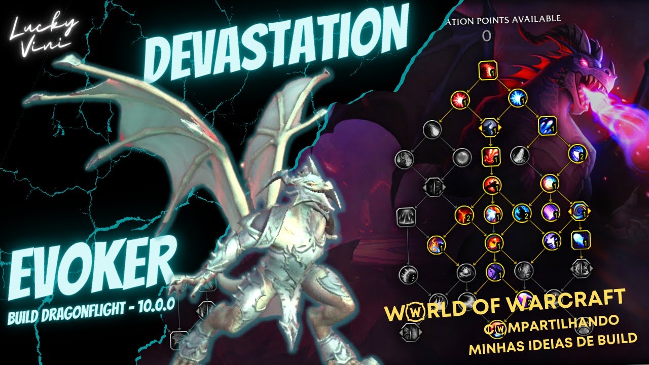 Evoker Devastation 10.0.0 - Build para Dragonflight - YouTube