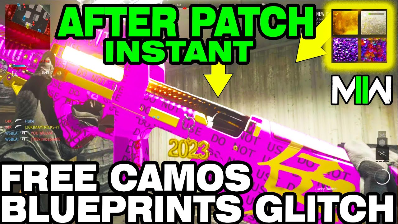 AFTER PATCH FREE BLUEPRINT GLITCH MW2 ANY BLUEPRINT FREE GLITCH ORION ...