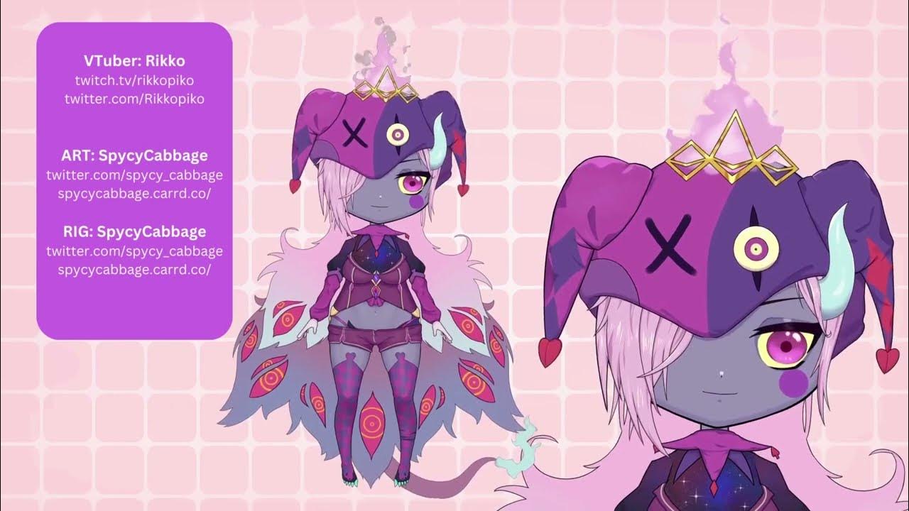 【Live2D Vtuber Showcase】 Rikko Chibi model showcase 【Live2D】 - YouTube