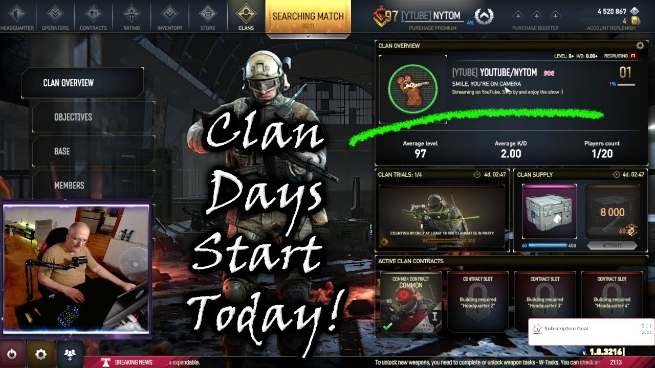 Clan days has started! Hired Ops - YouTube