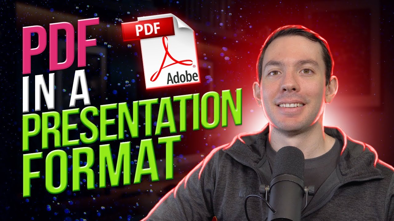 How To Use A PDF In A Presentation Format Adobe Reader YouTube How To Use A PDF In A Presentation Format Adobe Reader YouTube
