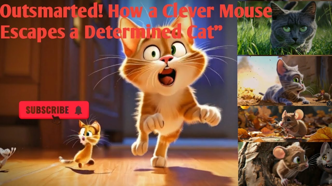 Outsmarted! How a Clever Mouse Escapes a Determined Cat. - YouTube