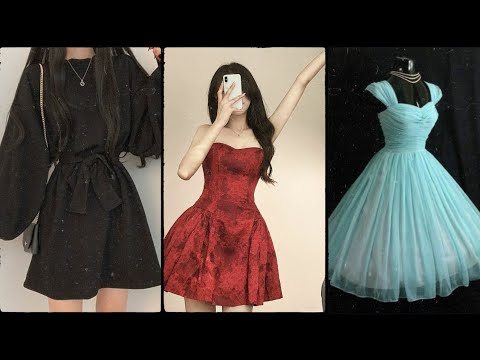 Fancy style of dress with different types of design - YouTube