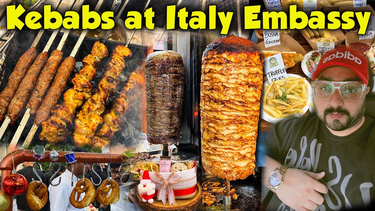 X'mas Mela | Kebabs at Italy Embassy | Shopping Vlog | 4k - YouTube